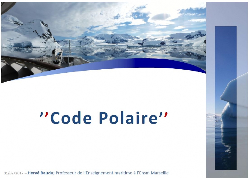 Présentation succincte du Code polaire – Traité de Manoeuvre